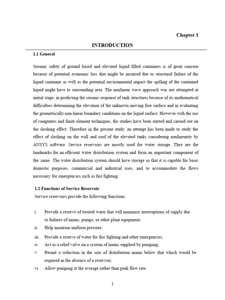 ch1_Intro | PDF | Pump | Reservoir