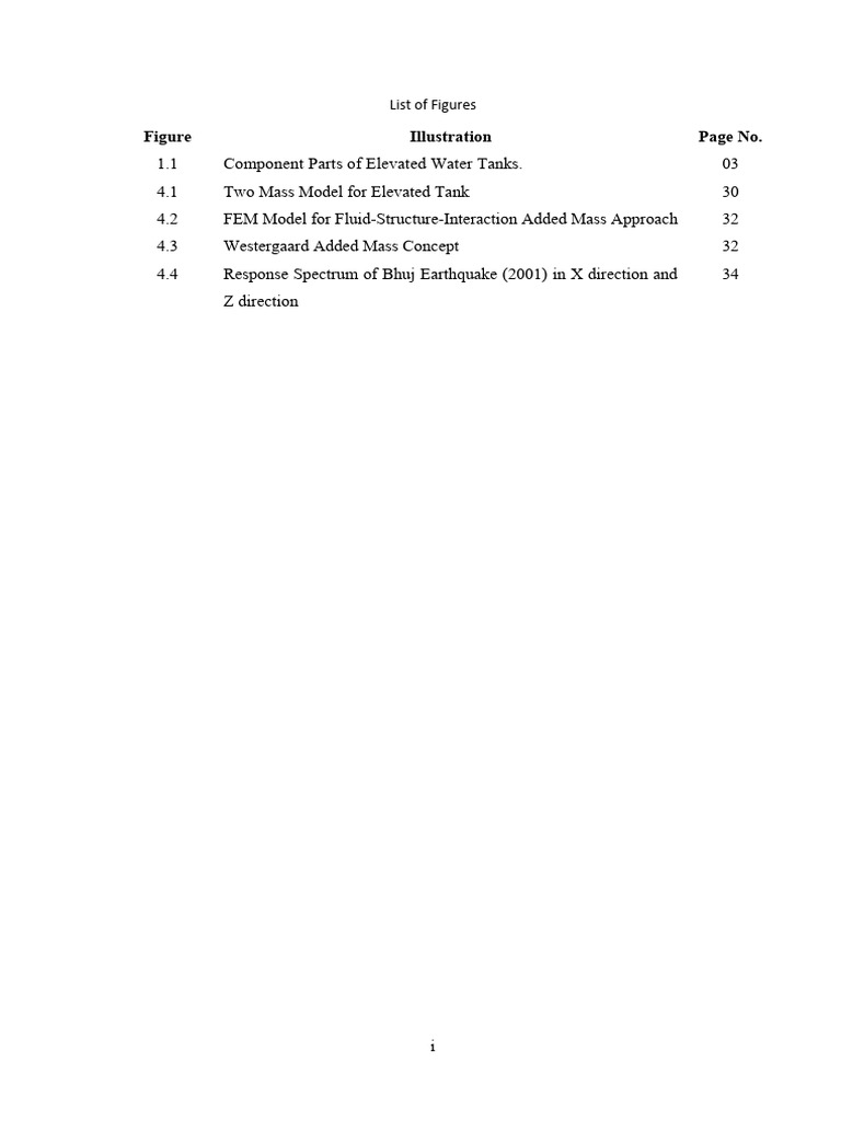 3 List of Table, Fig, Graph | PDF | Moment Magnitude Scale | Earthquakes