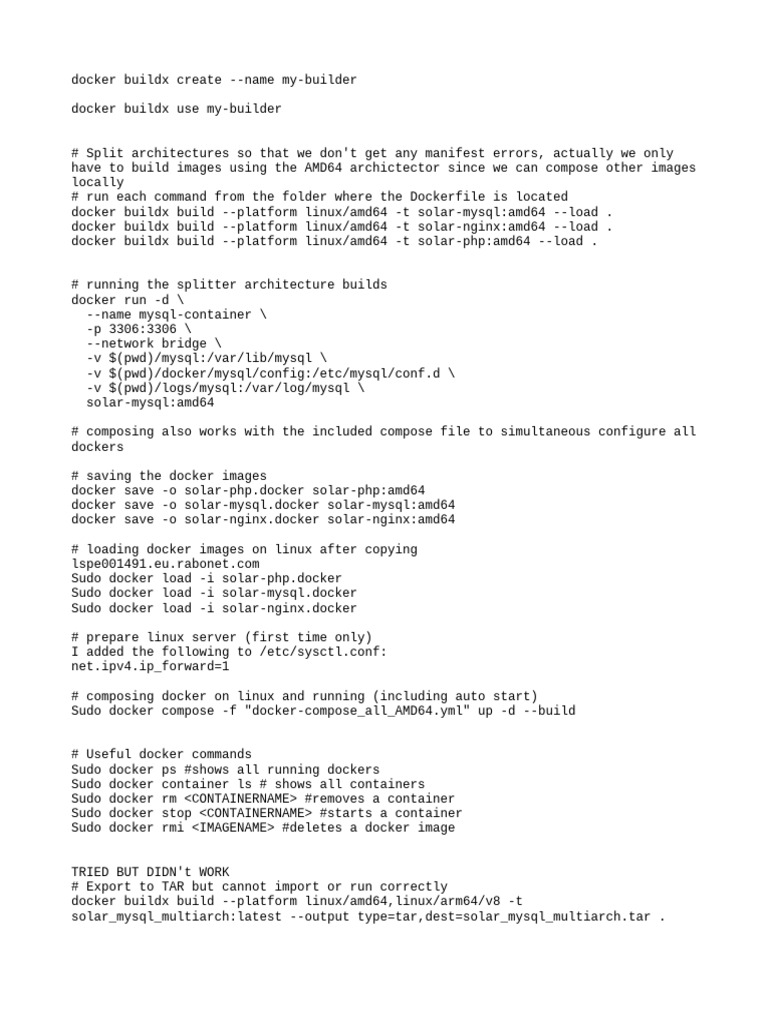 Docker Building | PDF | Computers