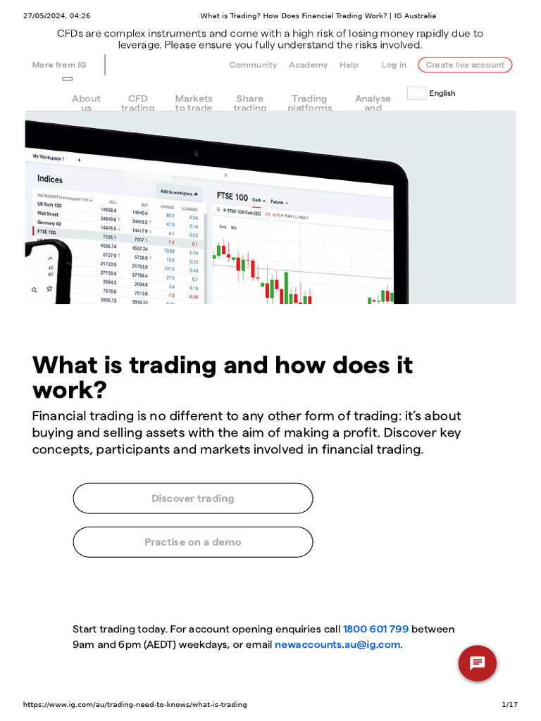 Understanding Financial Trading in Australia | PDF | Contract For ...