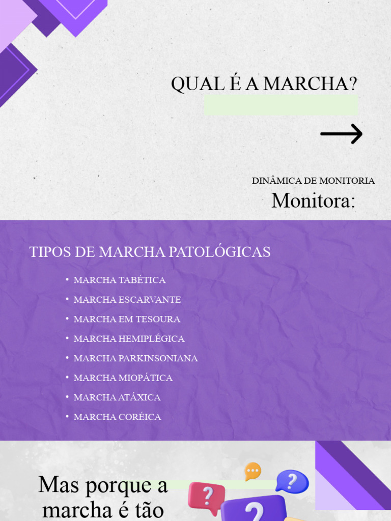 Tipos de Marcha Patológica | PDF | Sistema nervoso