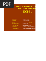 Escala de Competencia Parental Percibida Version para Padres | PDF ...