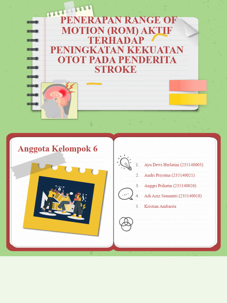 Kel 6 - Penerapan Rom Pada Penyakit Stroke-1 | PDF | Sains & Matematika
