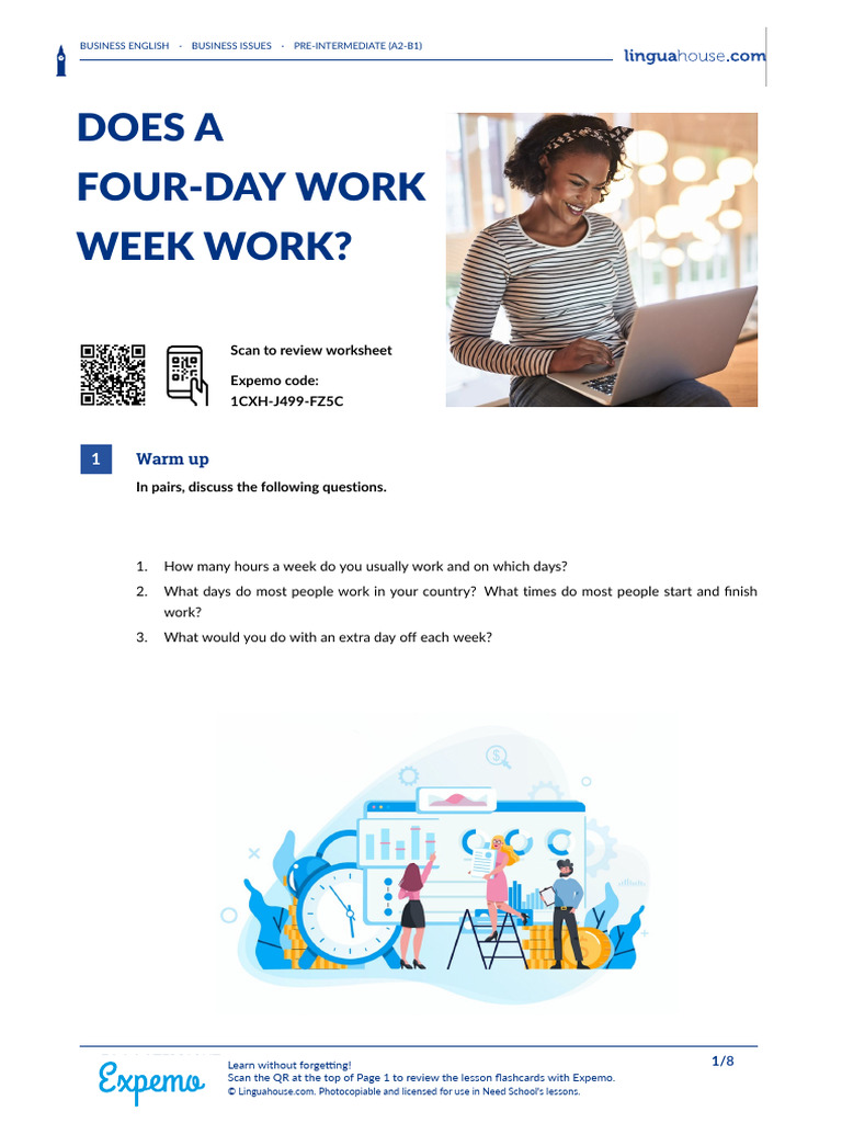Four-Day Work Week Insights | PDF | Linguistics
