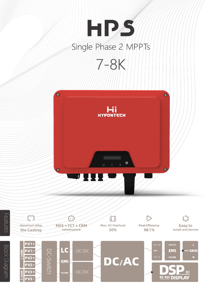Datasheet INVERSOR | PDF