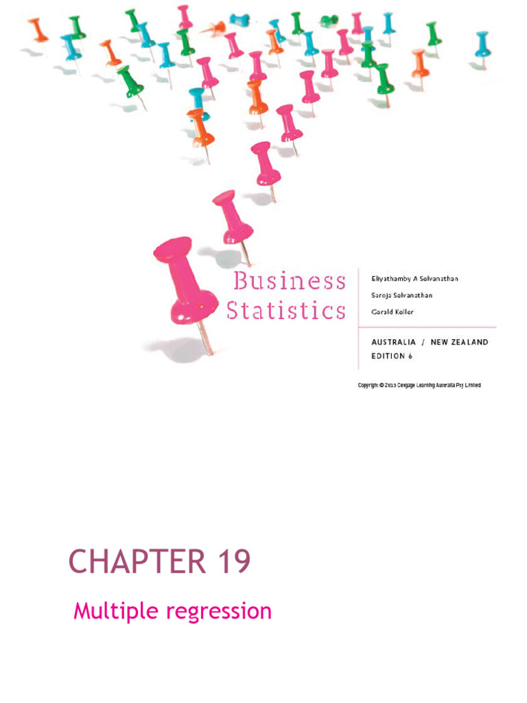 Multiple Regression Analysis Techniques | PDF | Coefficient Of ...