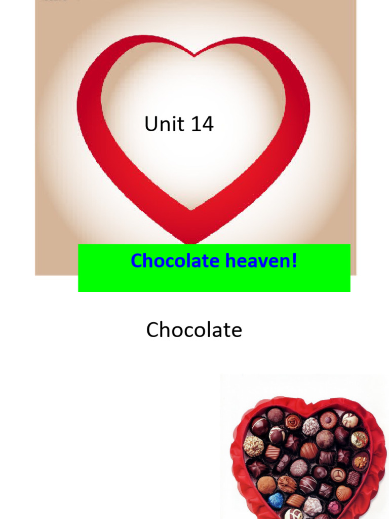 青少版新概念2A unit14（共53页） | PDF | Chocolate | Foods