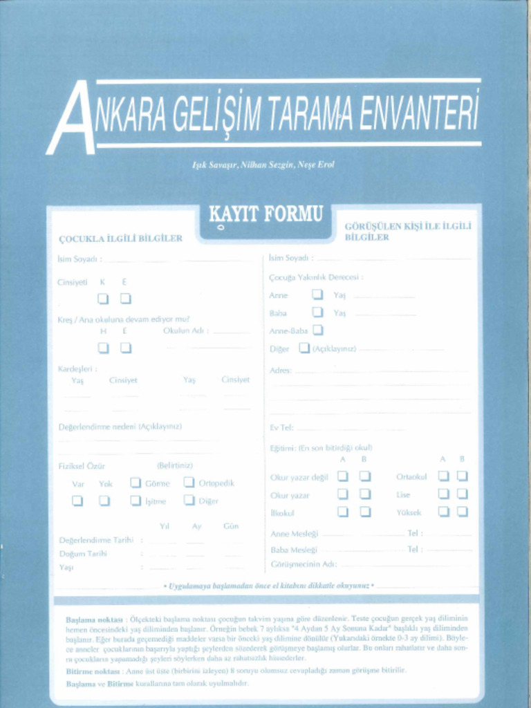 AGTE KAYIT Formu | PDF