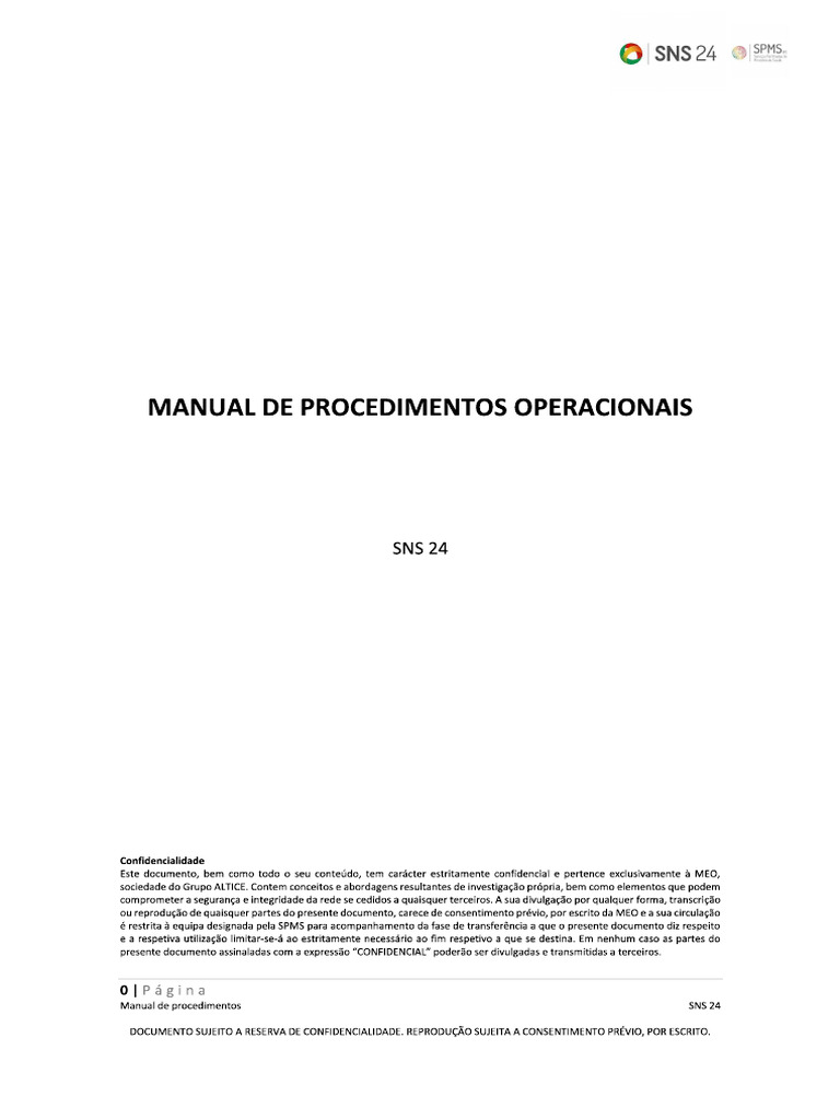Manual de Procedimentos | PDF Manual de Procedimentos | PDF