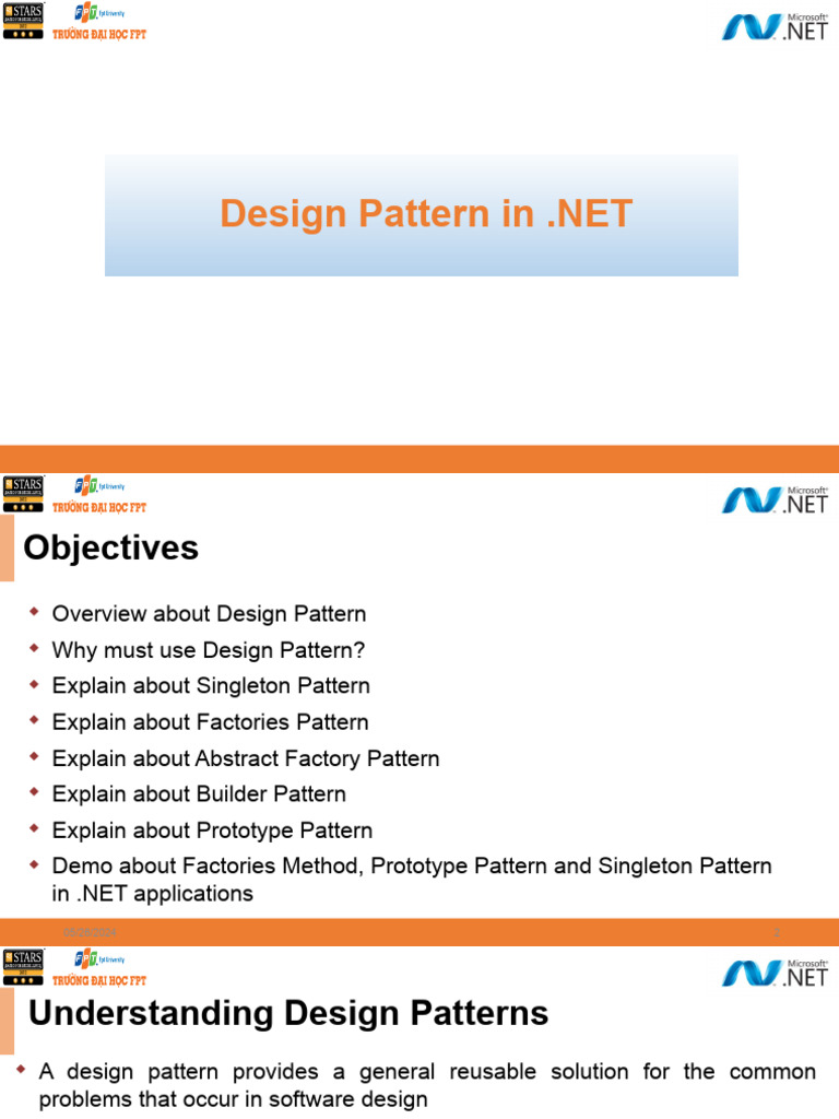 Slot 07-Design Pattern in | PDF | Class (Computer Programming) | Software Design Pattern