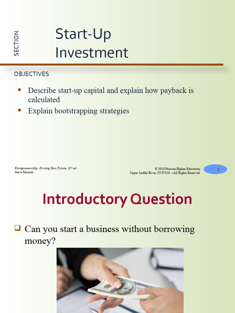 13.1 Start-up Investment | PDF | Expense | Startup Company