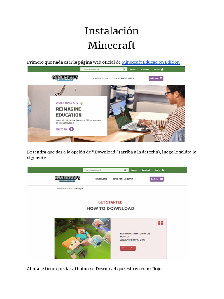 Guia Instalacion Minecraft | PDF