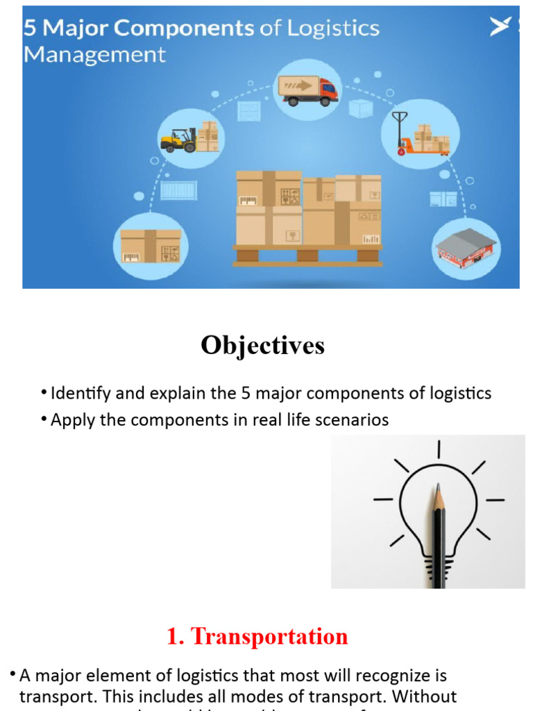 Components of Logistics | PDF
