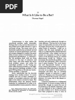 Thomas Nagel: What Is It Like To Be A Bat | PDF | Philosophy Of Mind ...