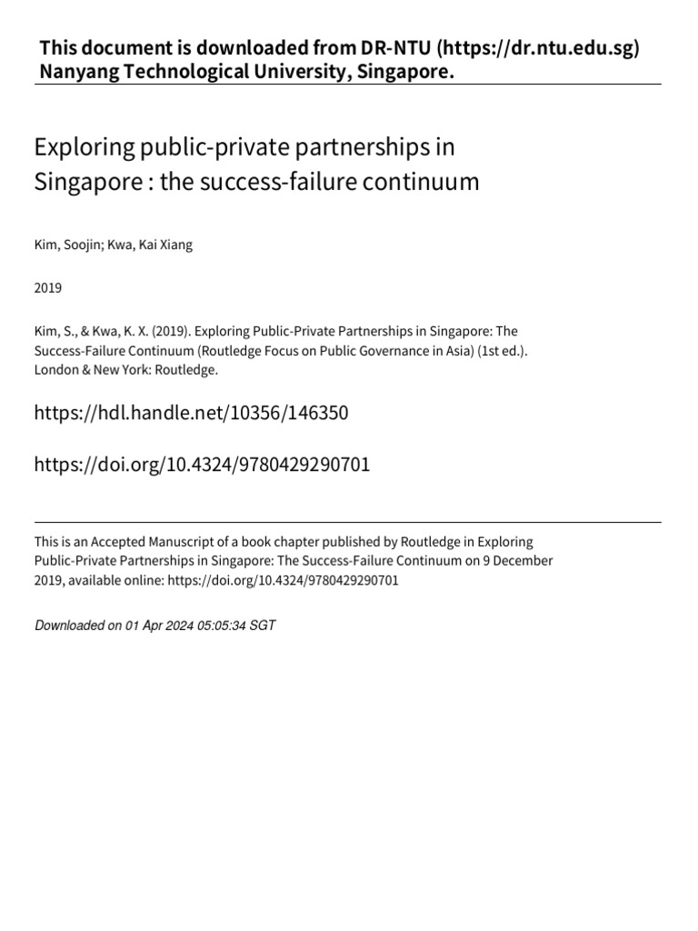 Chapitre 1 Adidja | PDF | Public–Private Partnership | Economies
