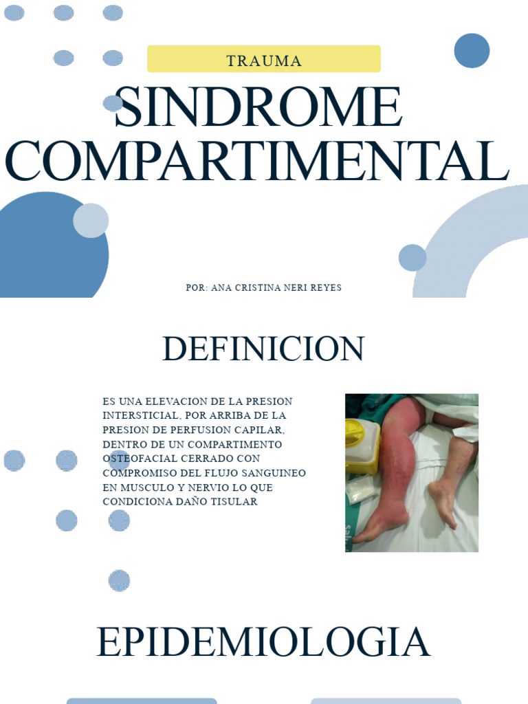 Síndrome Compartimental: Causas y Tratamiento | PDF | Isquemia | Edema