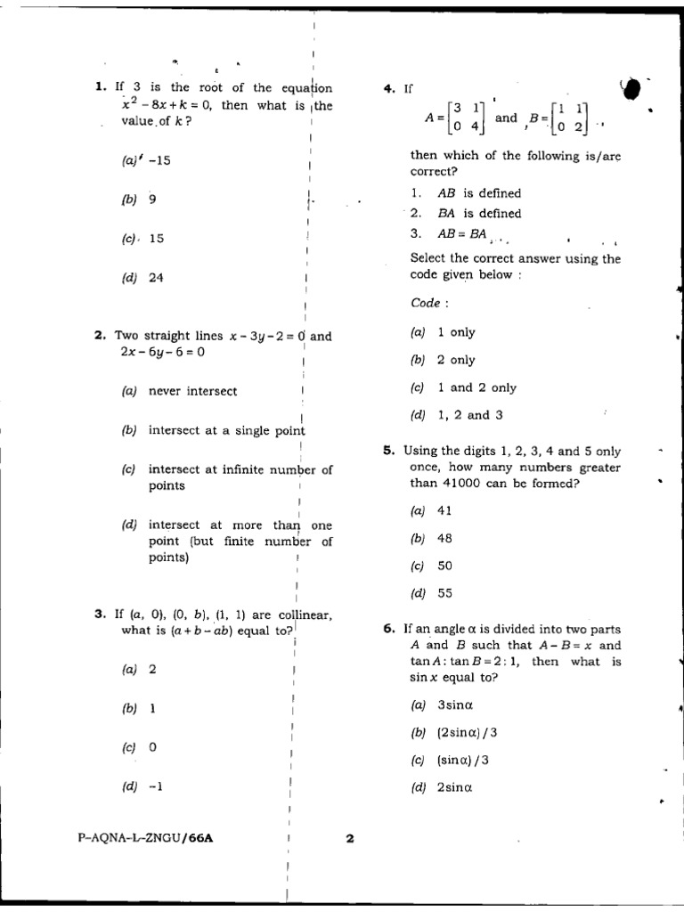 Dailyrecruitment Arithmetic Model Papers | PDF