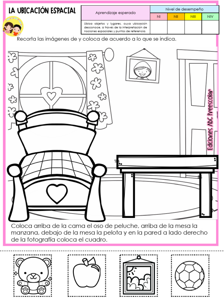 Actividades de Ubicación Espacial Infantil | PDF