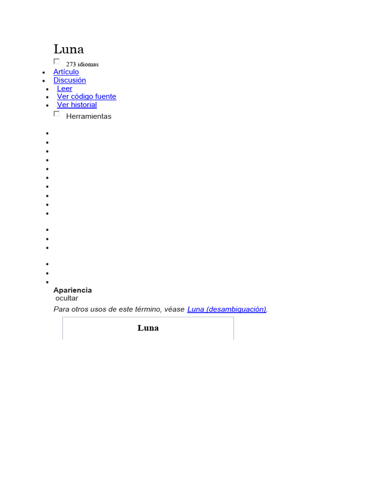 Lunas | PDF | Luna | Rover (Exploración espacial)