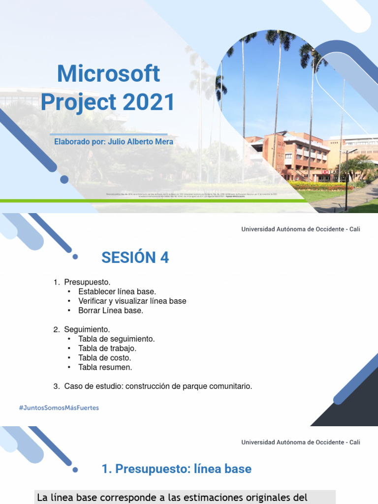 Tema 03 - MS Project (parte 1) | PDF | Presupuesto | Informática