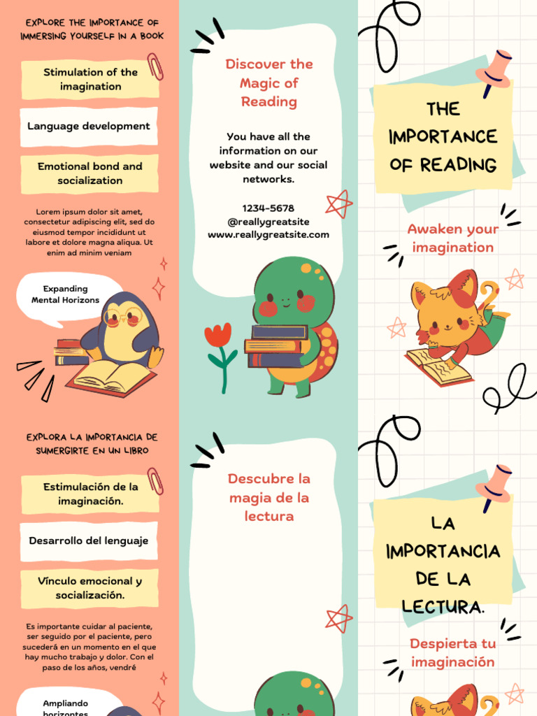 The Importance of Reading Brochure | PDF