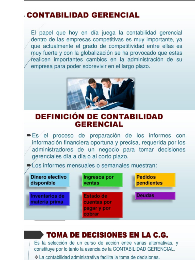 contabilidad gerencial | PDF