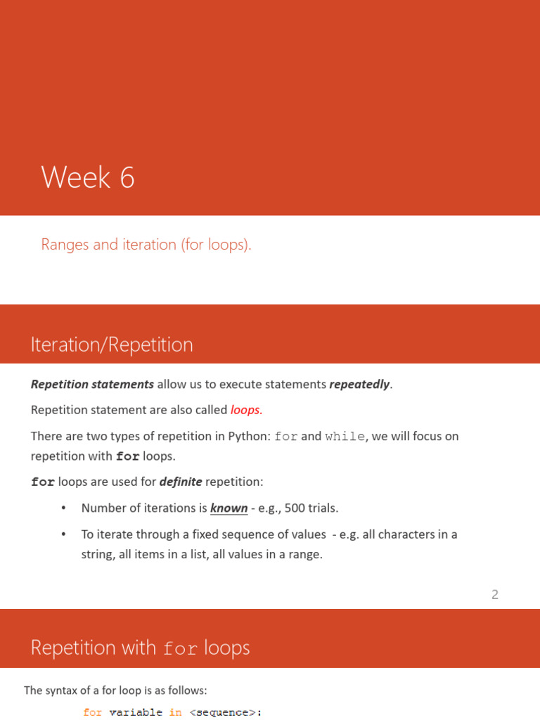 Week 6 | PDF | Control Flow | Parameter (Computer Programming) Week 6 | PDF | Control Flow | Parameter (Computer Programming)