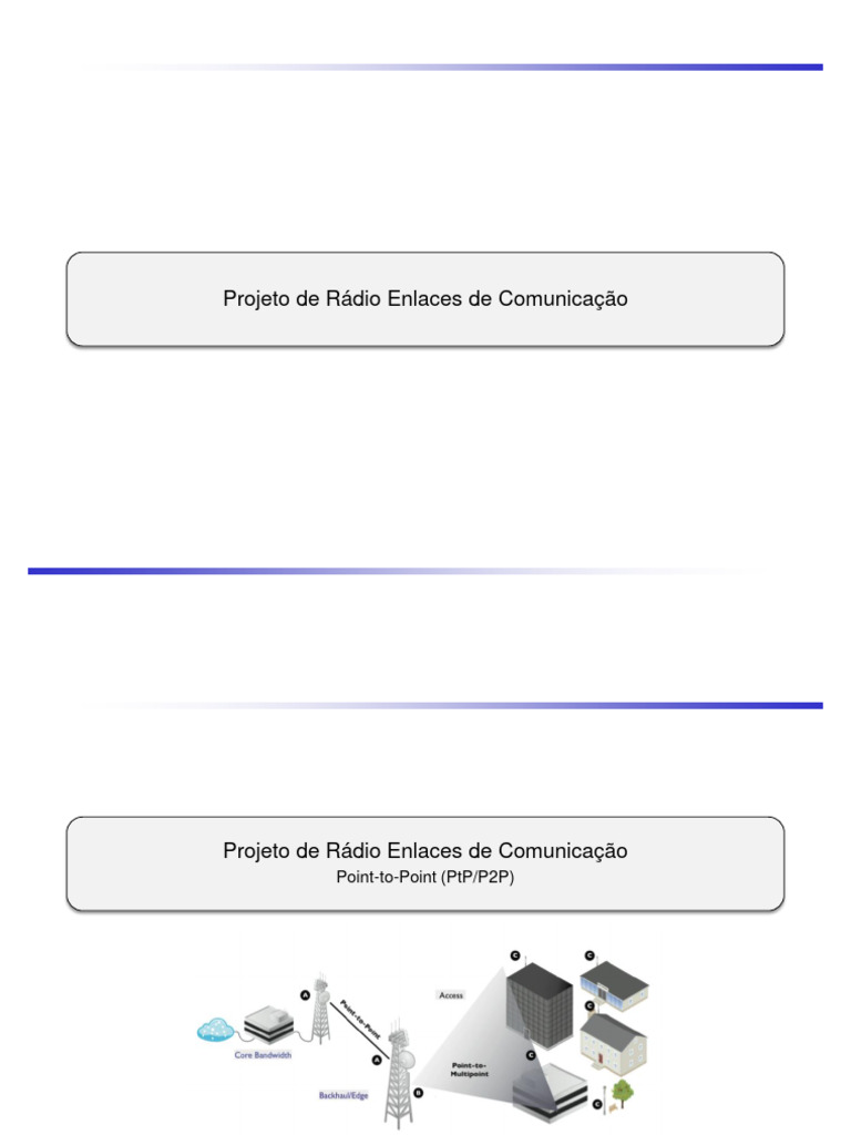 Guia de Projetos de Rádio Enlace | PDF | P2P (ponto a ponto) | Radiodifusão