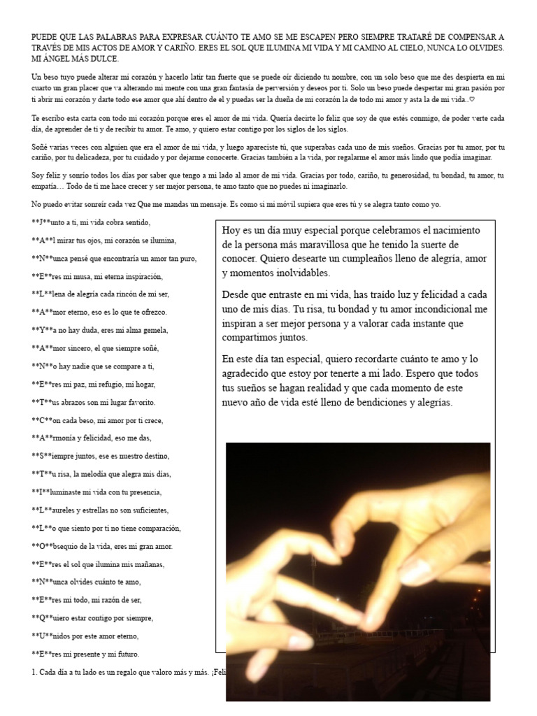 Documento | PDF | Amor