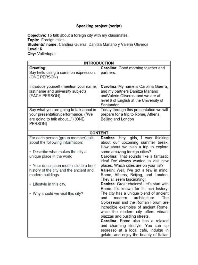 Formato Script - Level 6 | PDF | Beijing