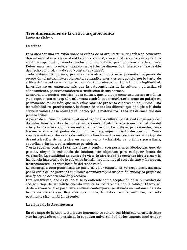 Dimensiones de la crítica arquitectónica | PDF | Ideologías | Capital ...
