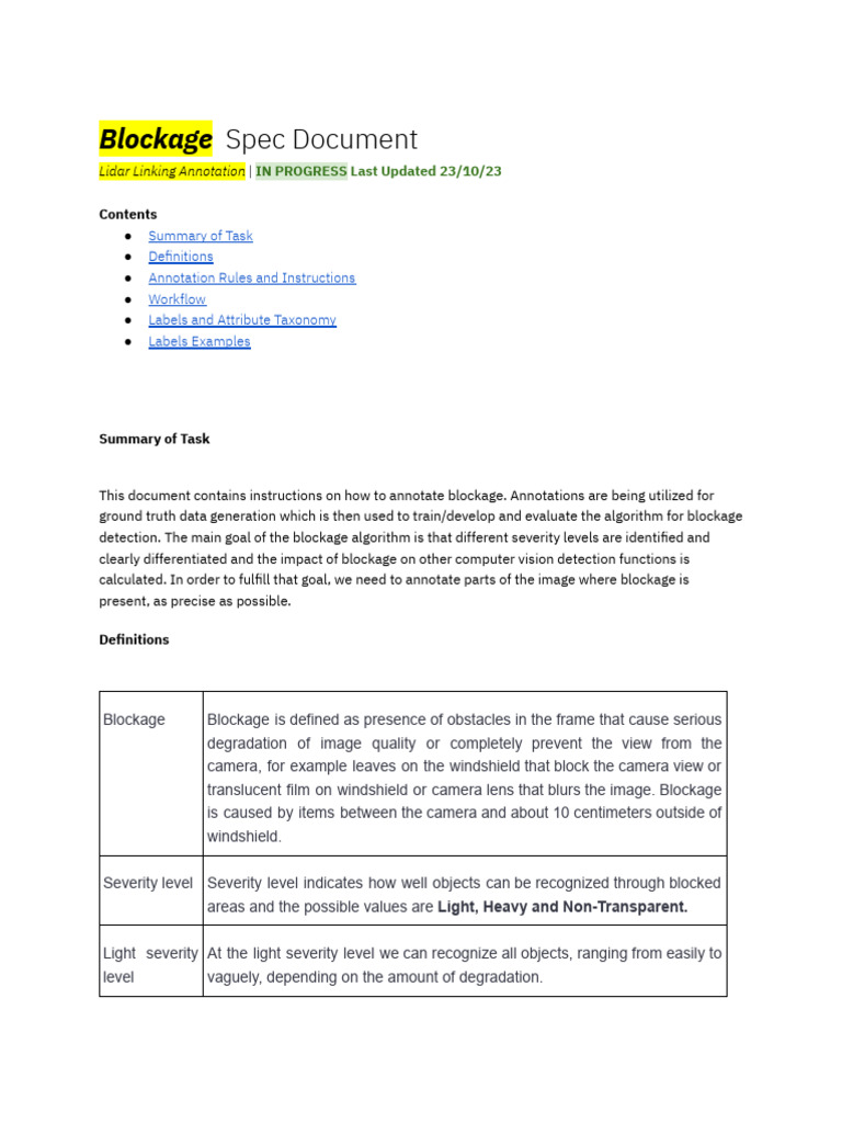(External) Blockage | PDF | Annotation | Pattern