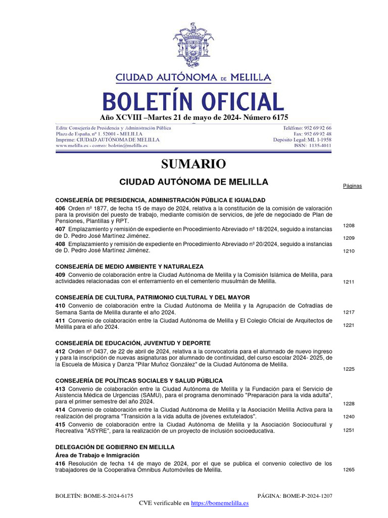 Bome B 2024 6175 | PDF | Otorgar dinero)