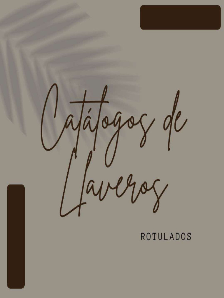 Catalogo de Llaveros | PDF