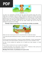 La fábula del perro y su reflejo | PDF