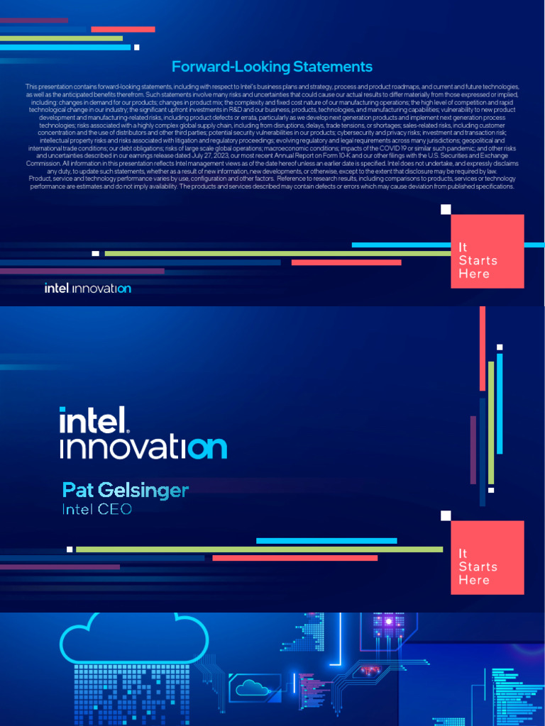 2023 Innovation Day1 Keynote | PDF | Intel | Computing