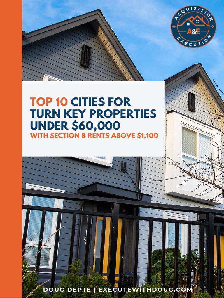 Top 10 Cities For Section 8 Properties - V2 | PDF | Housing | Investing