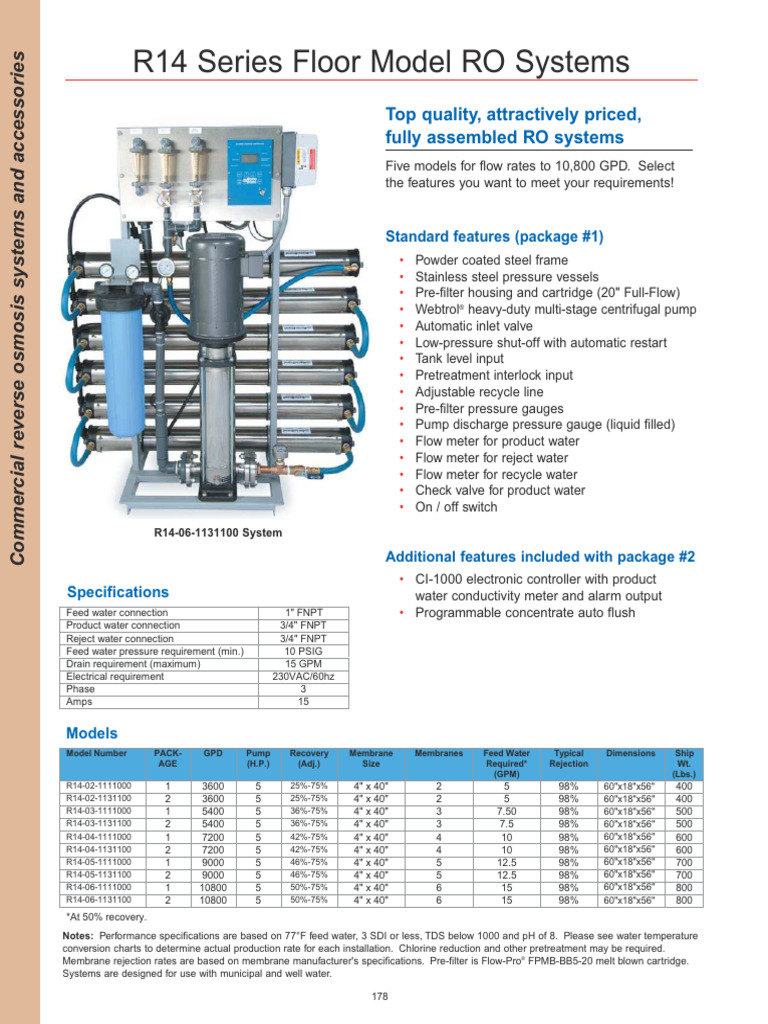 WATTS RO Treatment Plant | PDF | Pump | Chemical Engineering