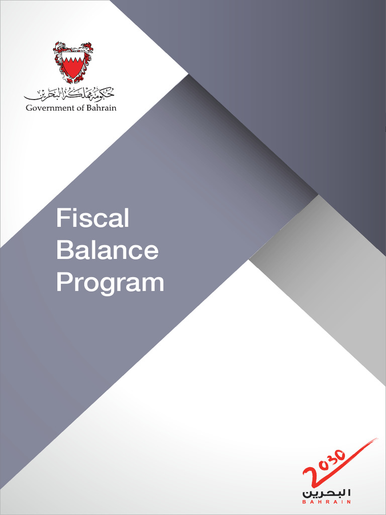 Bahrain Fiscal Balance Program Overview | PDF | Government Budget ...