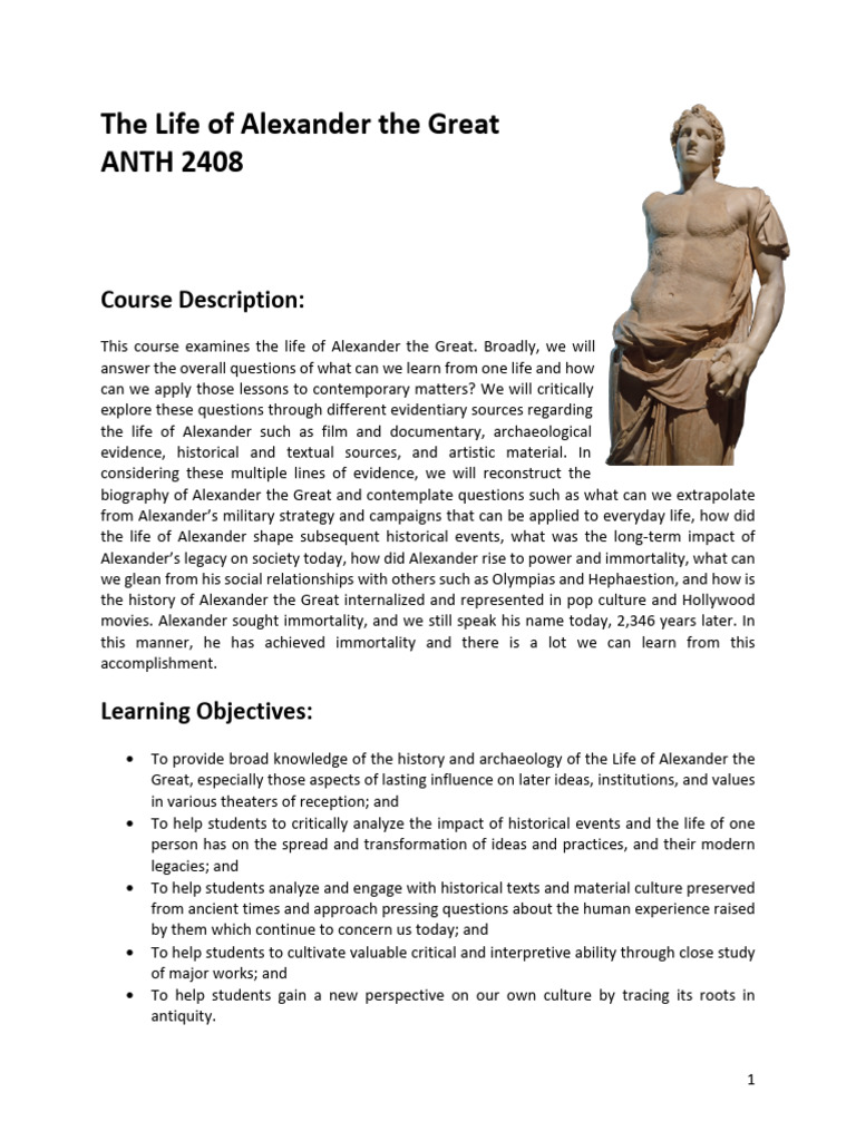 Exploring Alexander the Great's Legacy | PDF | Alexander The Great