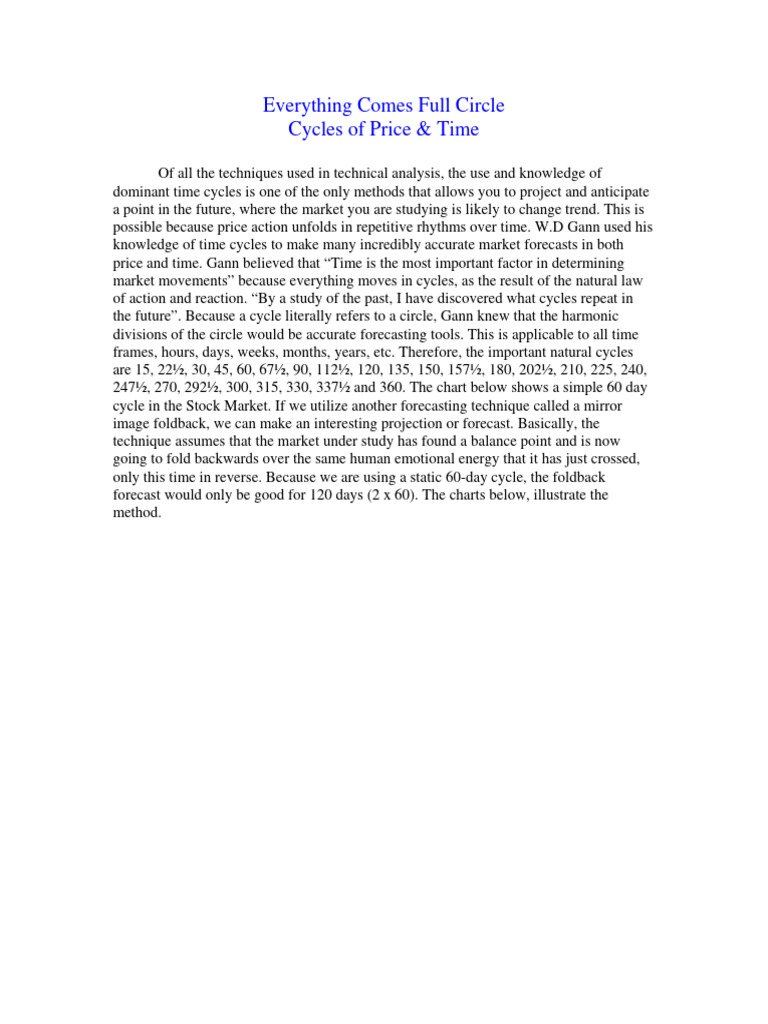 Daniel T. Ferrera - Everything Comes Full Circle | PDF