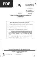 CXC Biology Topics | PDF