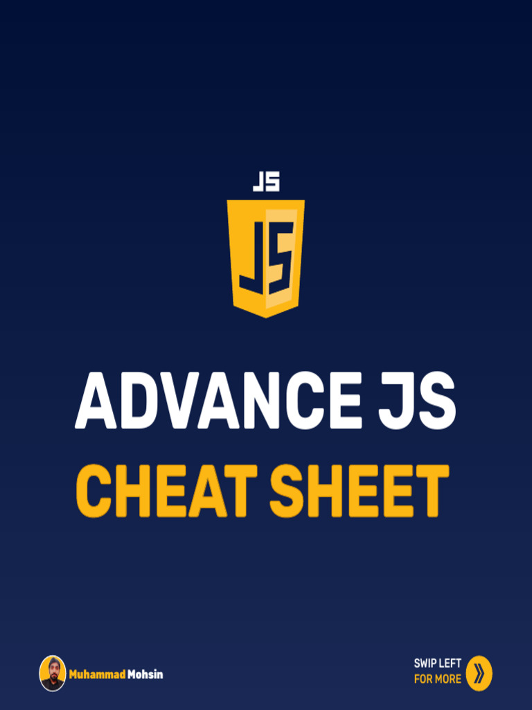 Advances Js Cheatsheet Pdf 