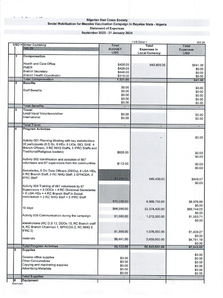 M2309075 - American Redcross Financial Report Template | PDF