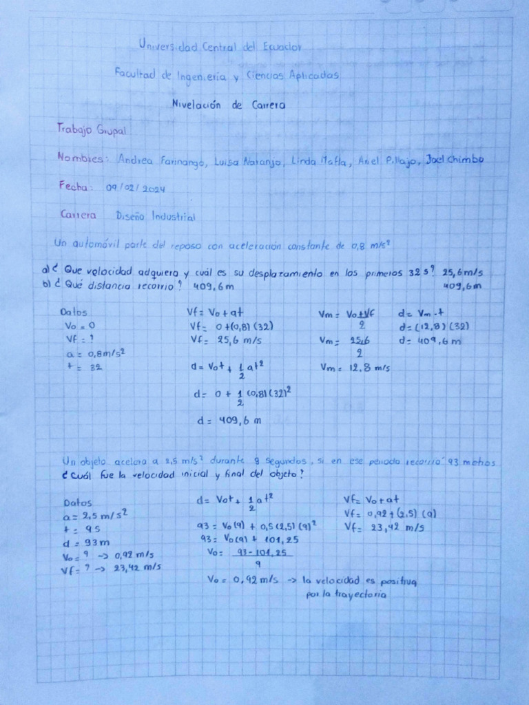 grupo 7- deber mruv | PDF
