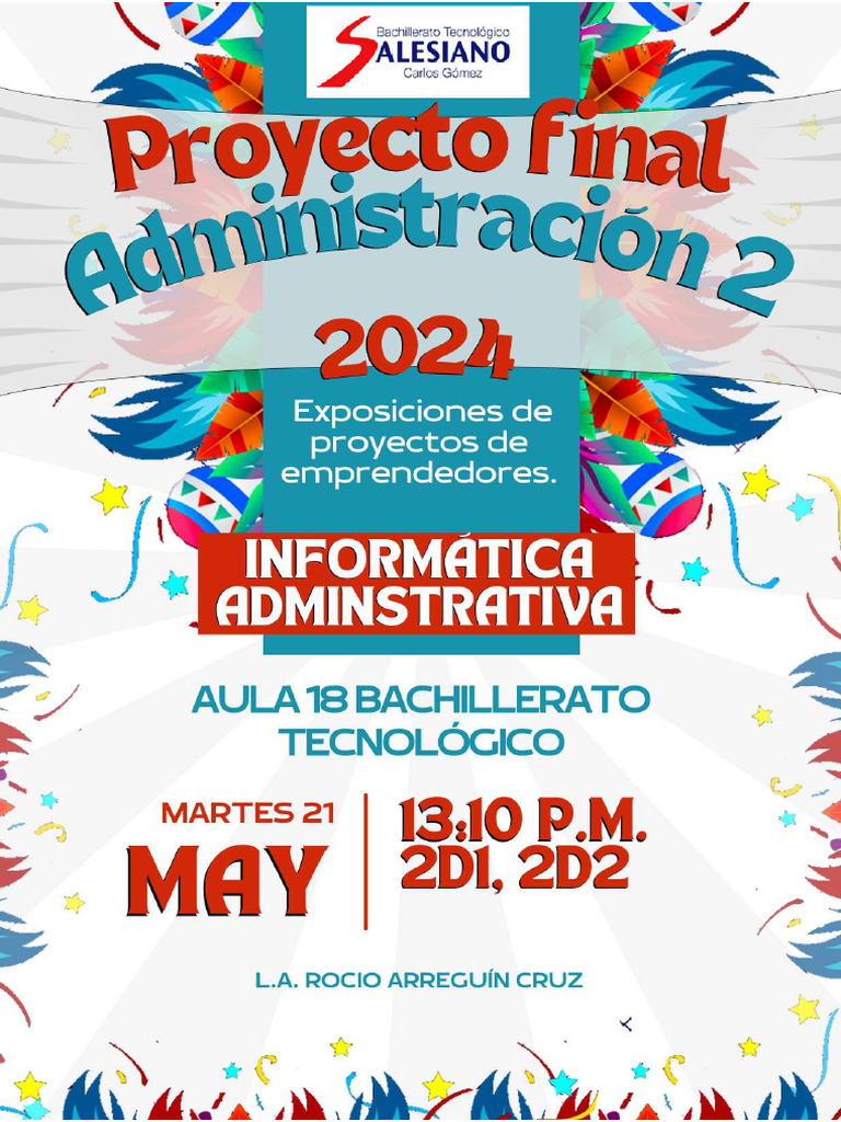 INVITACION PROYECTO | PDF