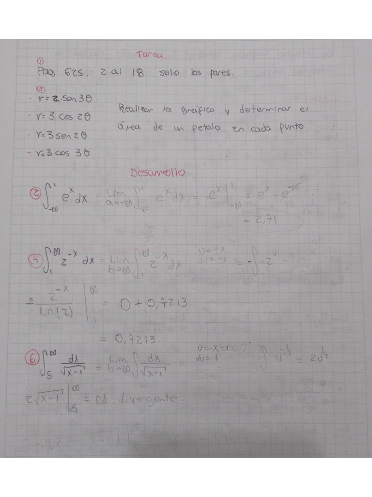límites e integrales | PDF