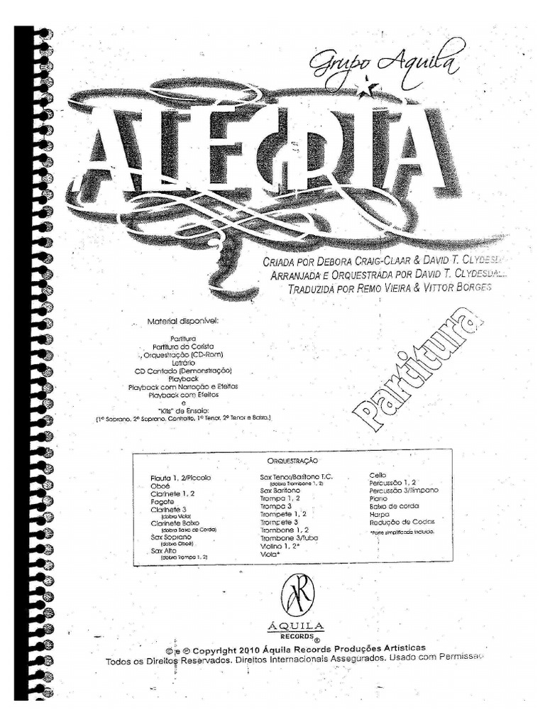 Alegria - Partitura Corista Corrigida | PDF