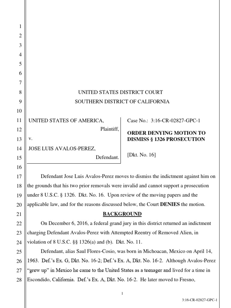 Gov Uscourts Casd 519588 27 0 | PDF | Travel Visa | Removal Proceedings