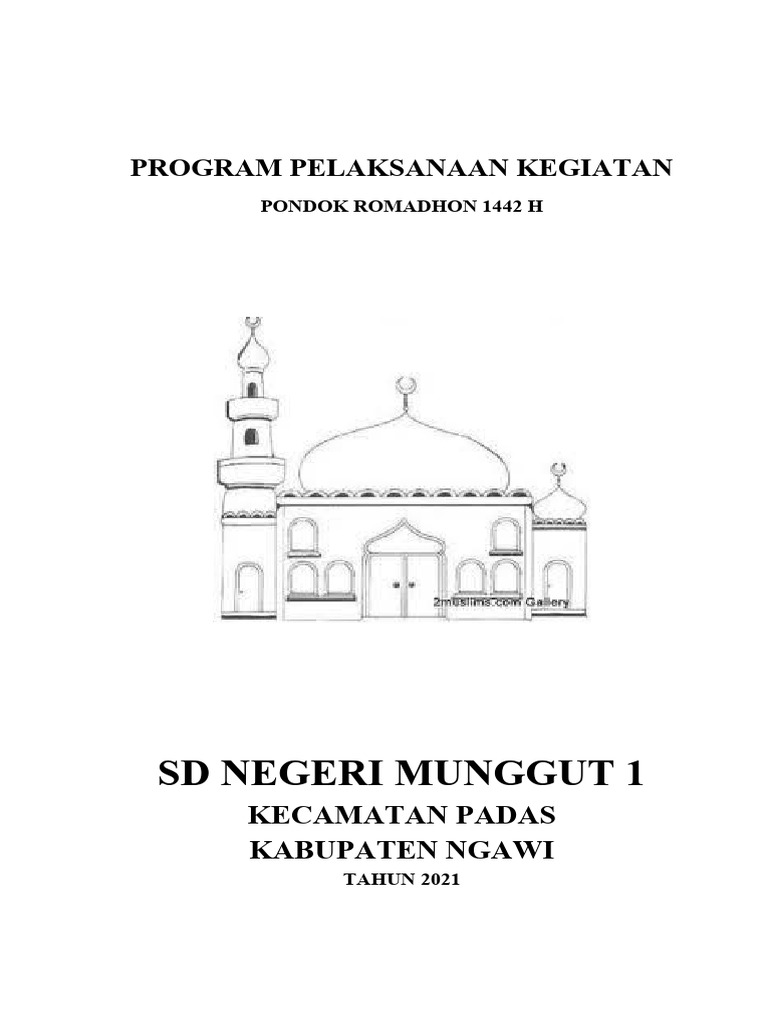 Program Pondok Romadhon SDN Munggut 1 | PDF | Karier & Perkembangan ...